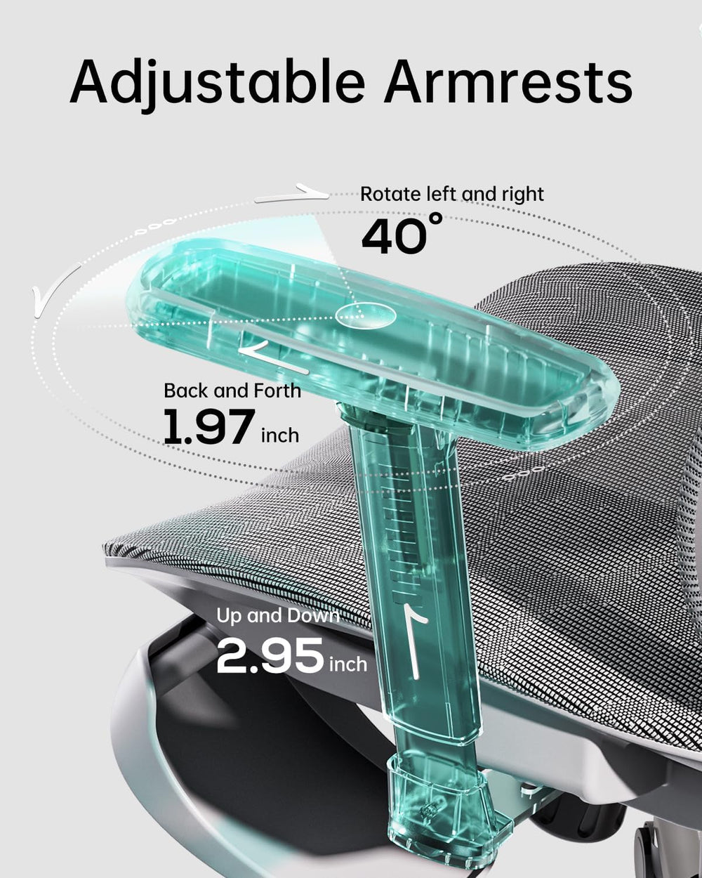 Hbada E2 Ergonomic Office Chair-White